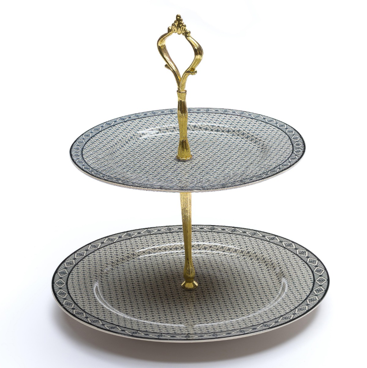 Nadia Two Tiered Cake Stand – Angads